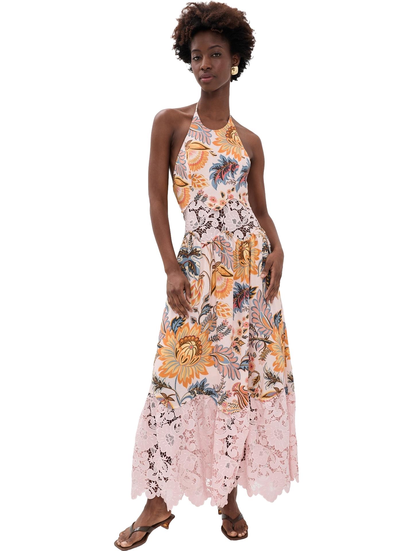 FARM RIO FARM Rio Lace Maxi Dress